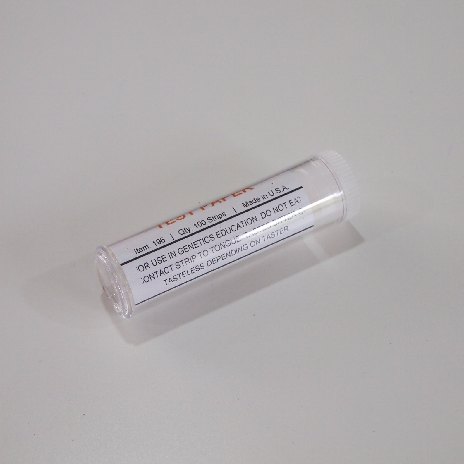 Thiourea Taste Test Strips | Biology Supplies - Darwin Biological